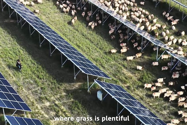 World largest 2.2 GW solar power plant in Qinghai China